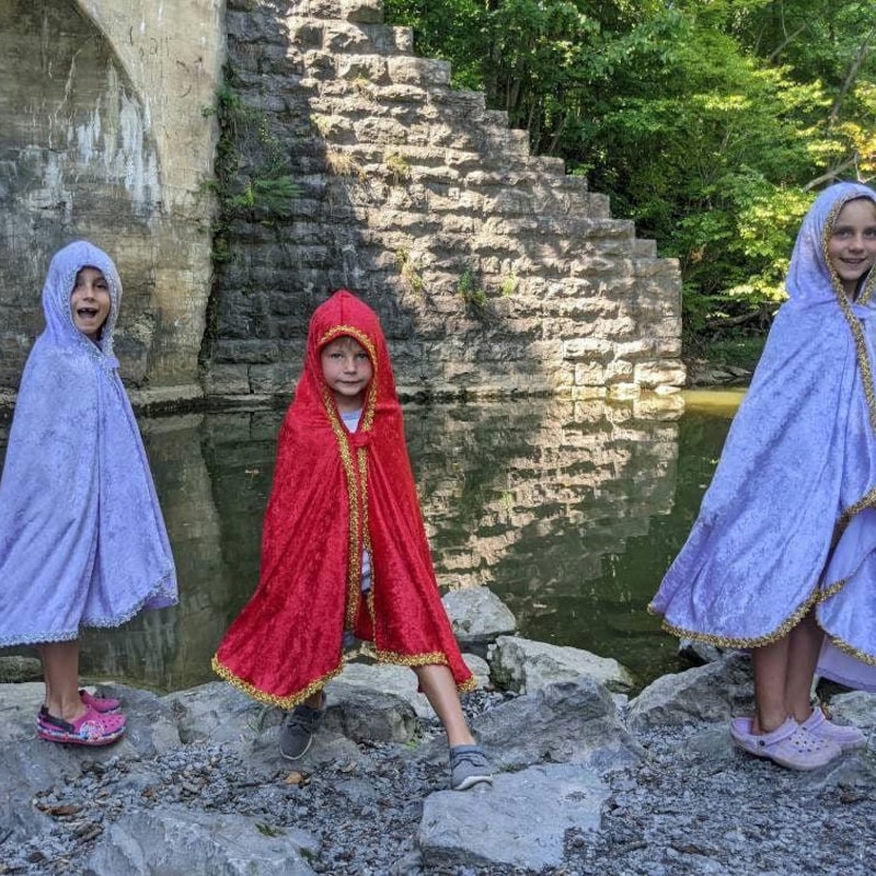 Red Cotton Hood Cape - Etsy