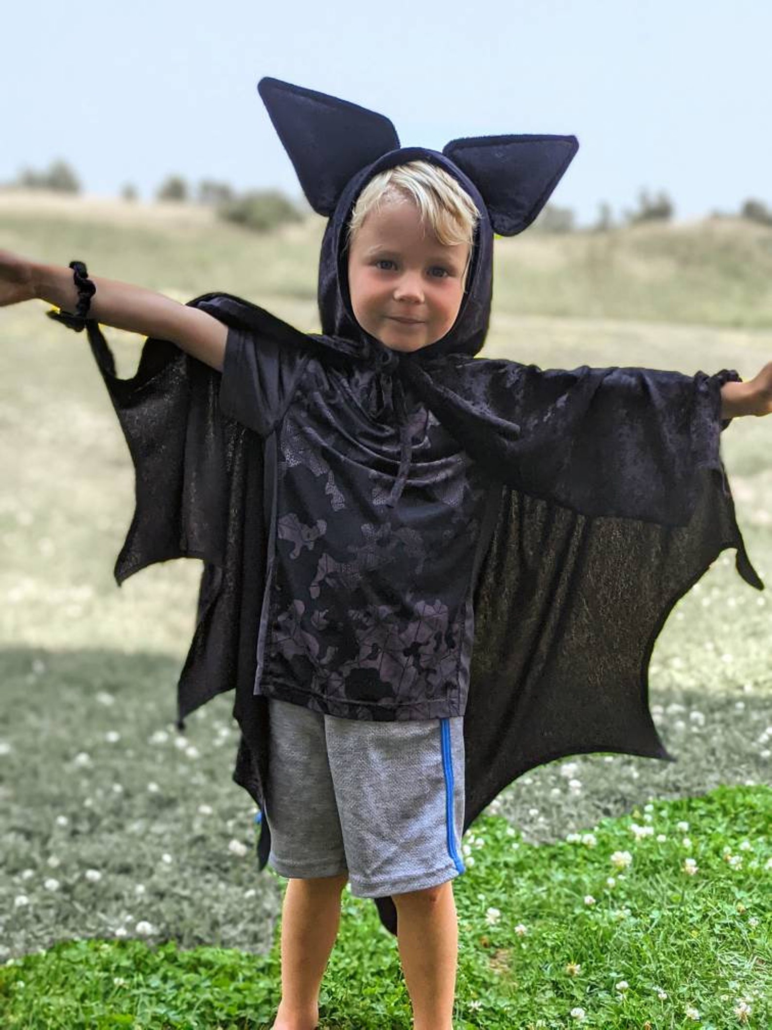 Bat Cape for Child Youth or Young Adult. Also Plain Capes | Etsy