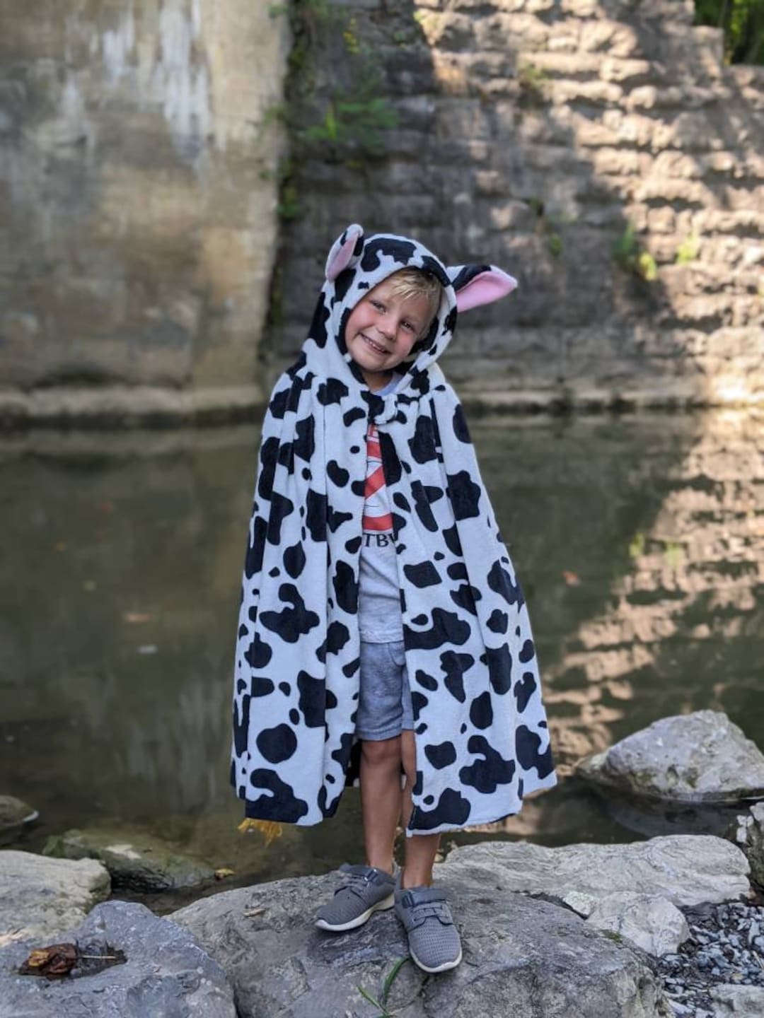 Cow Cape-3-colors Options, Pink, Black, or Brown. Toddler Cow Cape ...