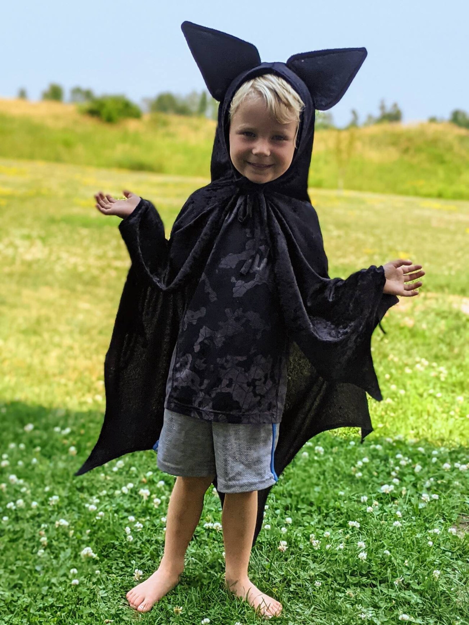 Bat Cape for Child Youth or Young Adult. Also Plain Capes | Etsy