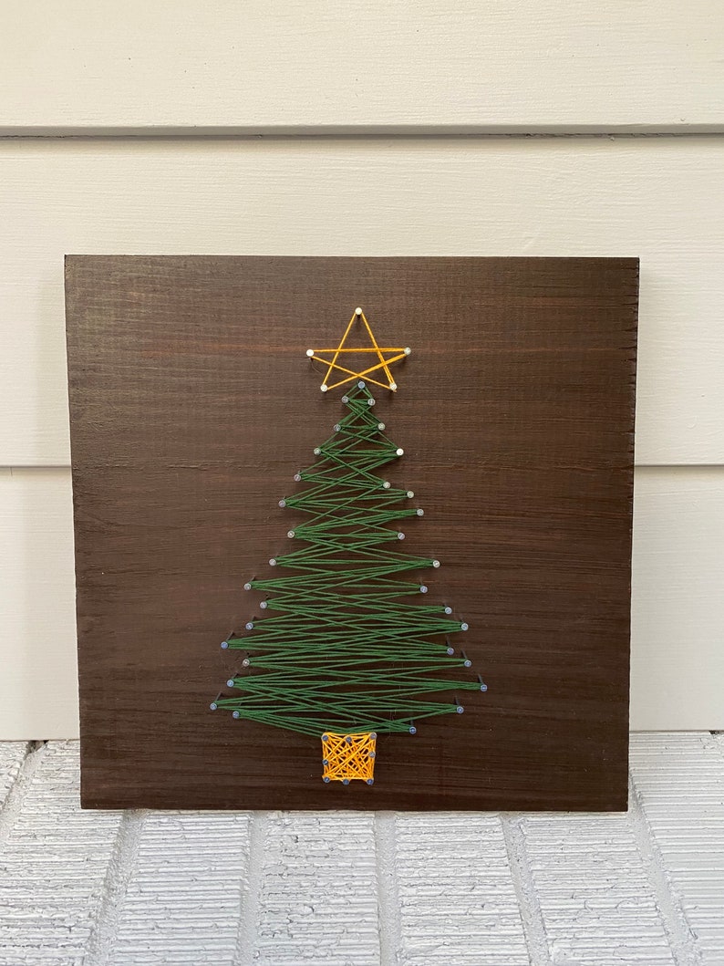Christmas Tree String Art | Etsy