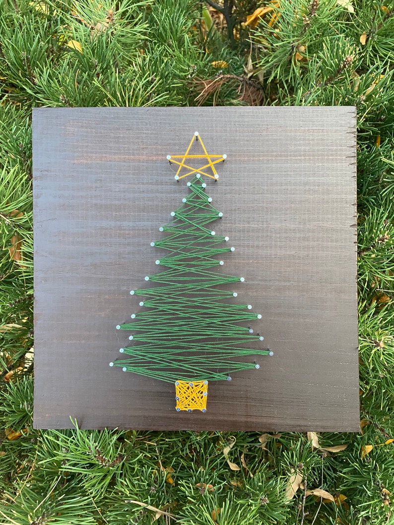 Christmas Tree String Art | Etsy