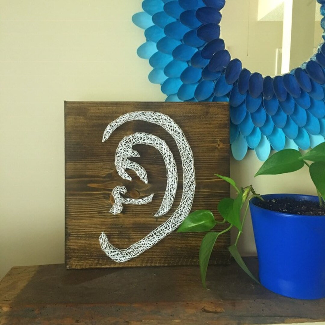 Audiology Ear String Art Customizable Audiologist Gift - Etsy