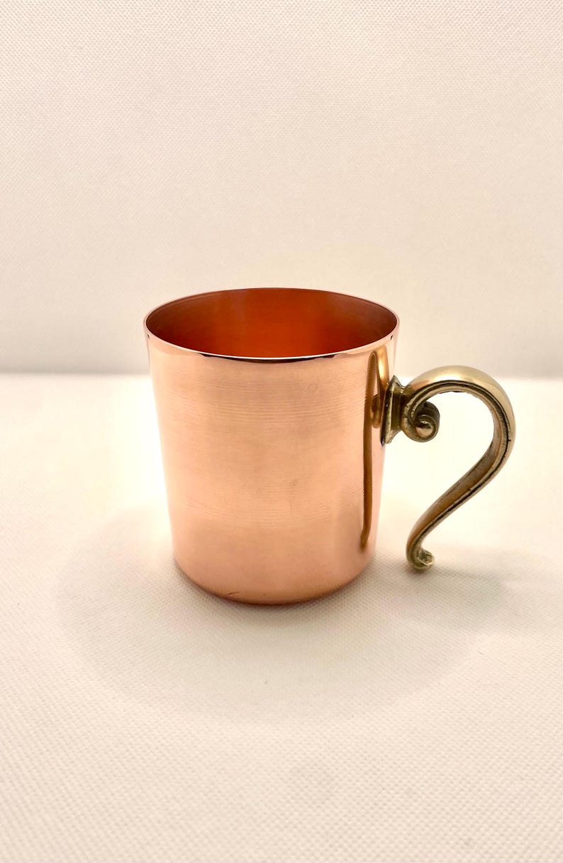 WMC Solid Copper & Brass Mule Mugs - 1960s Vintage. Two Styles ...