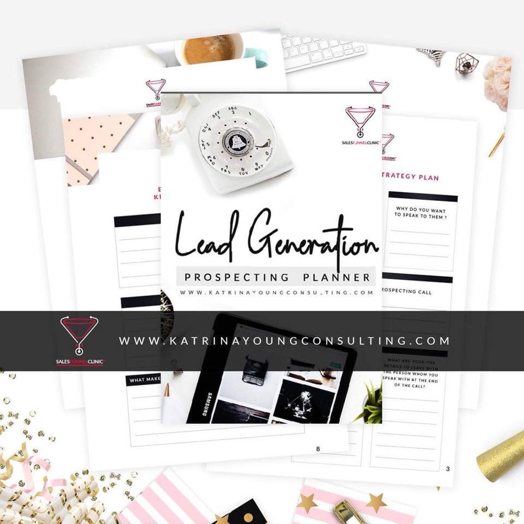 Sales and Lead Generation Prospecting Planner - Etsy