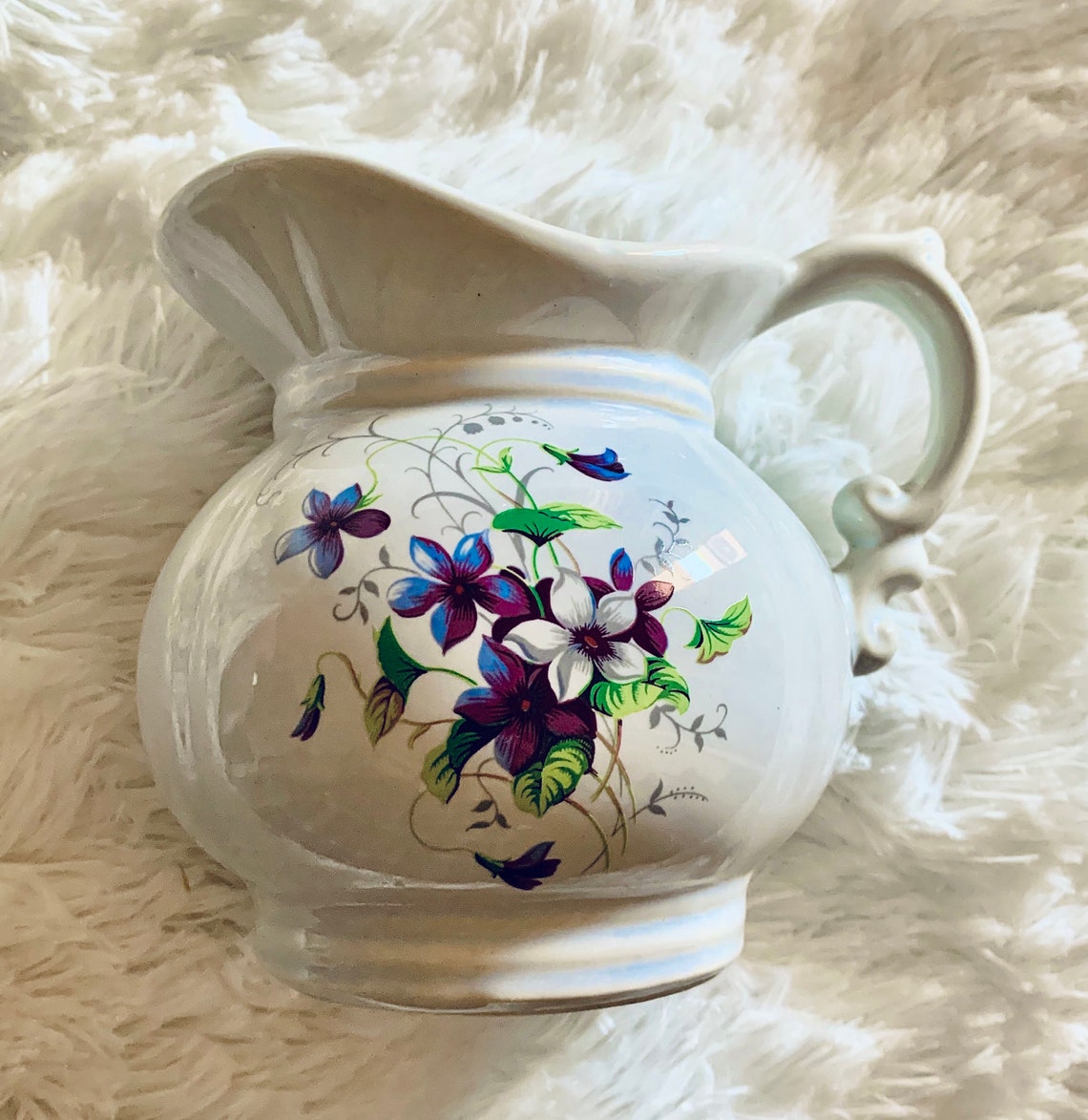 Vintage Mccoy Pottery #7528 Wash Pitcher Vase - Etsy