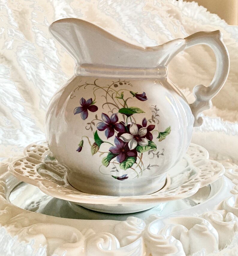 Vintage Mccoy Pottery #7528 Wash Pitcher Vase - Etsy