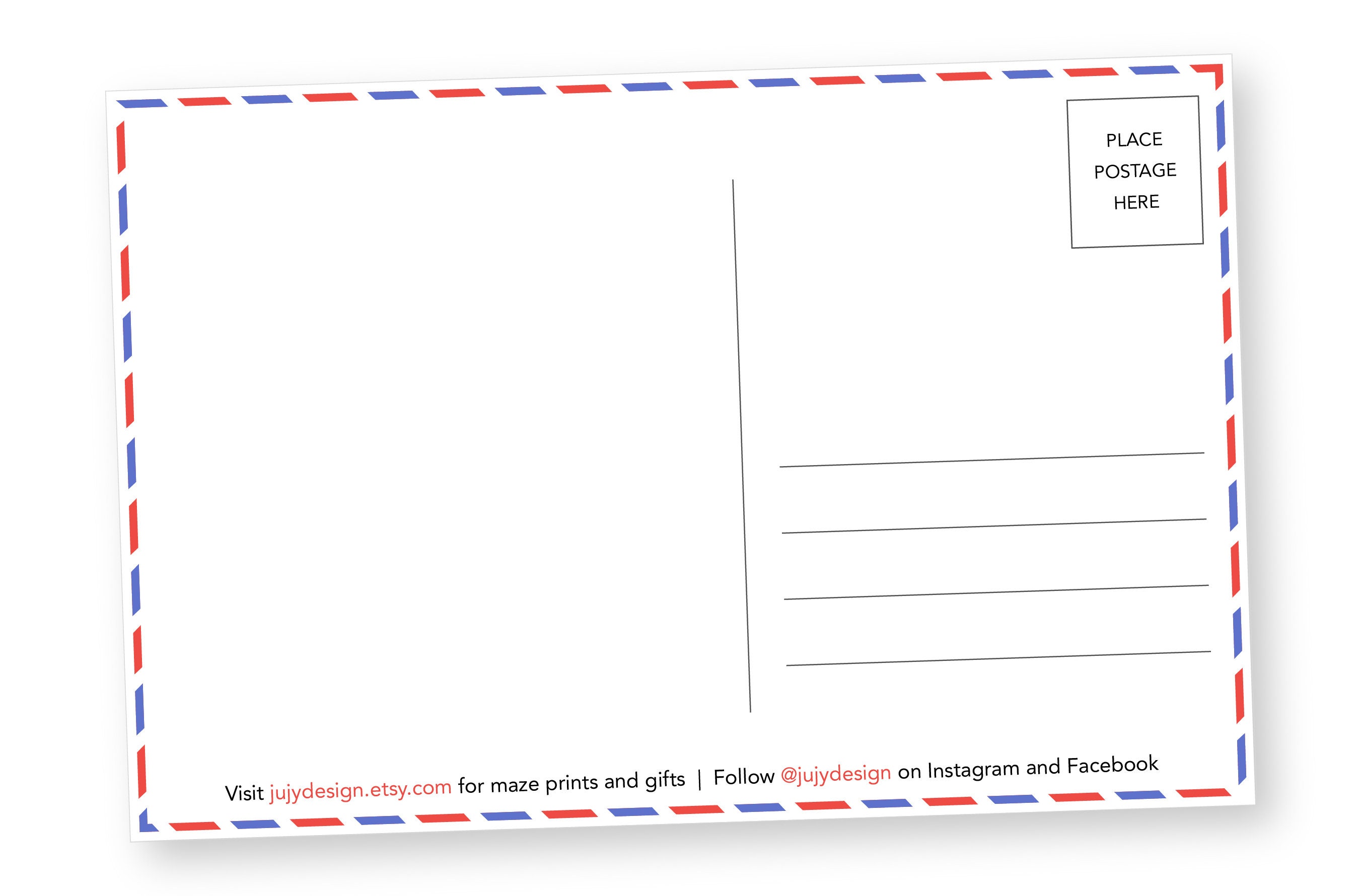 Maze Postcards (10 Save the Usps-themed Postcards, 2 Unique Styles, 4x6 ...