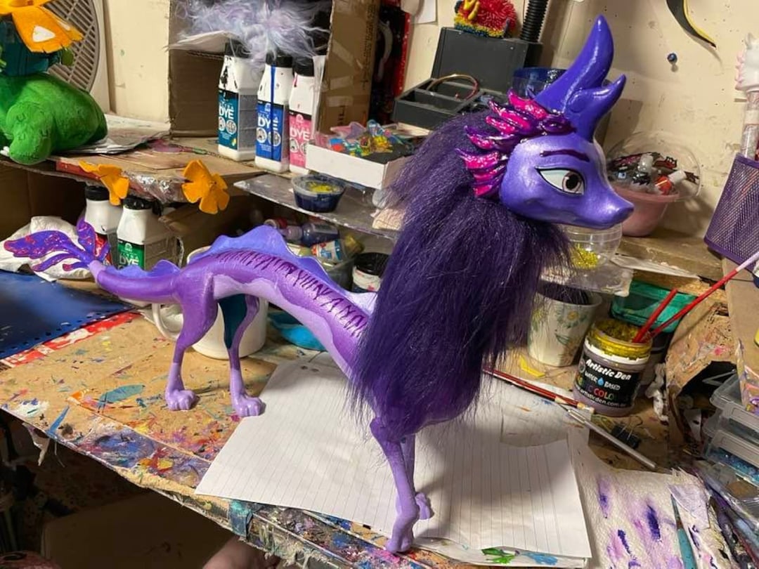 Raya and the Last Dragon Custom Painted Figuren Jagan, Pengu, Amba ...