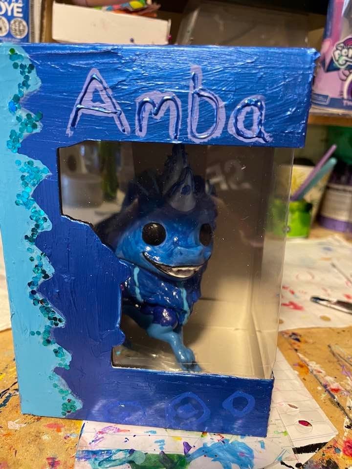 Raya and the Last Dragon Custom Painted Amba Pop - Etsy