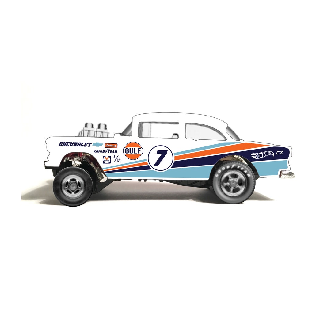 Vintage Racing Water Slide Decal Diecast 164 Customs Hot Cars Gasser ...