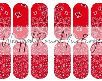 Red Bandana Sticker - Etsy