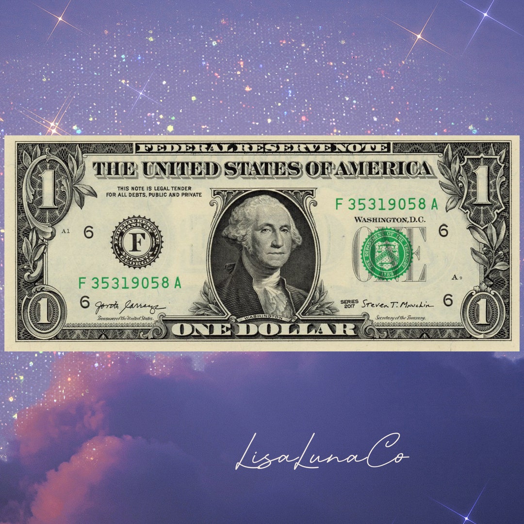 FRONT of Fake Bills (actual Size of Real Bill) for Cutting up Purposes ...