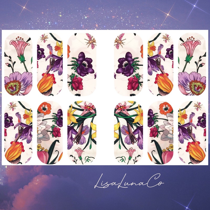 Gucci Nail Stickers - Etsy