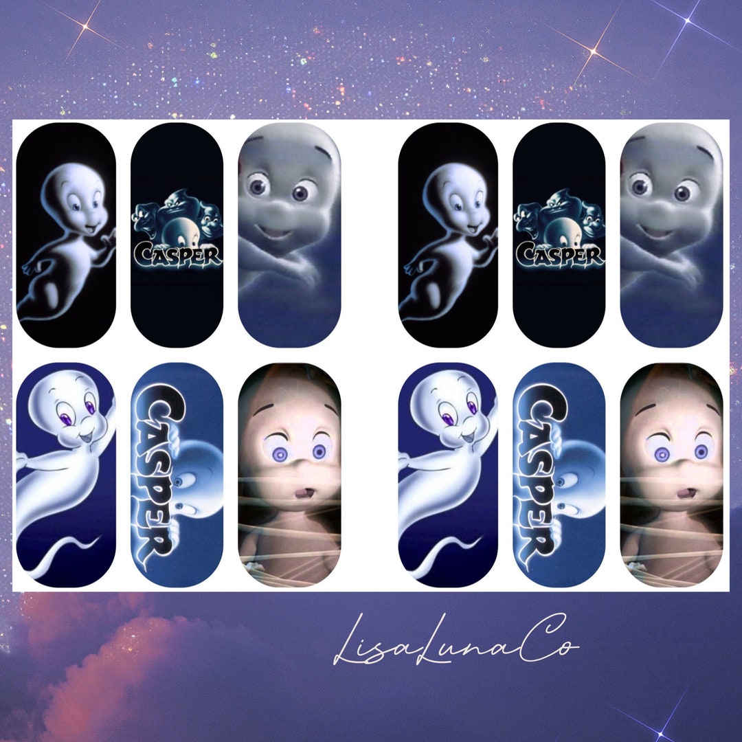Casper - Waterslide Nail Decals - Etsy