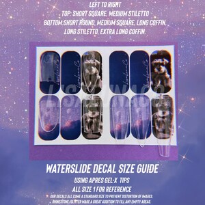 Casper - Waterslide Nail Decals - Etsy