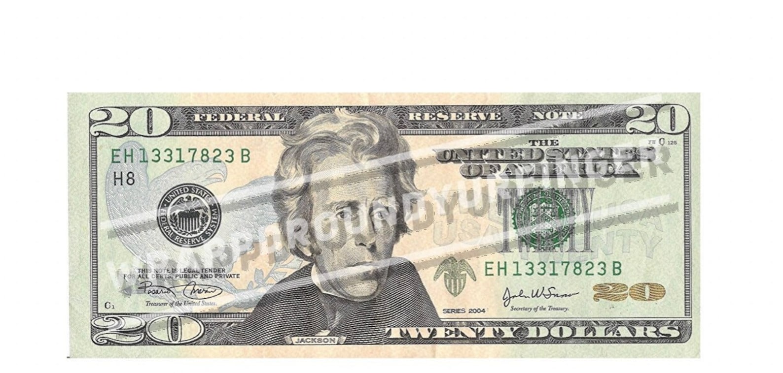 FRONT of Fake Bills actual Size of Real Bill for Cutting up - Etsy