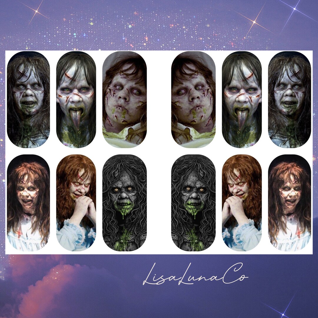 The Exorcist - Waterslide Nail Decals - Etsy