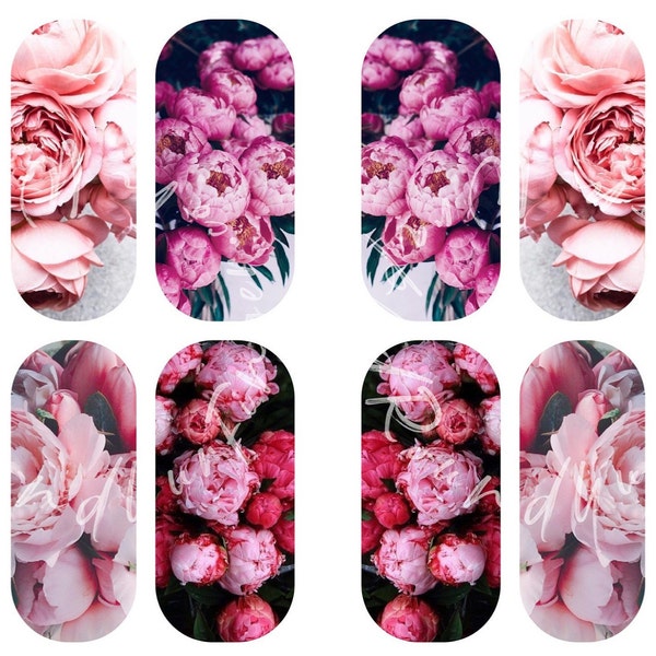 Peonies Decal - Etsy