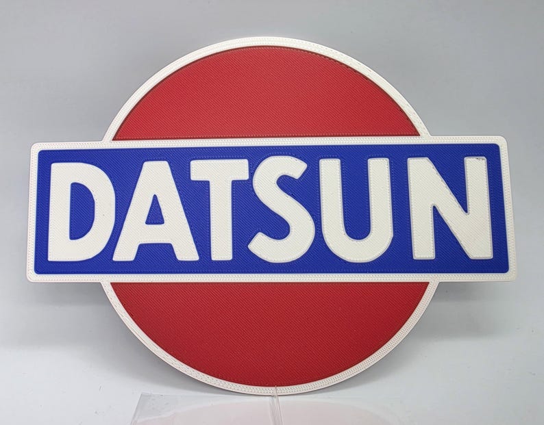 Classic Datsun Sign - Backlight Ready - 9"/12"/15" Wide - Etsy