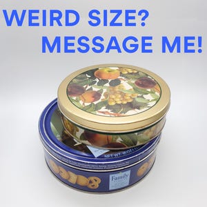 Cookie Box Sewing Kit - 2 Tier Organizer | Choose: With Tin OR Insert ...