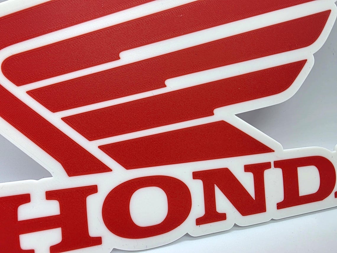 Classic Honda Wing Sign - Backlight Ready - 9 or 12" Wide - Etsy