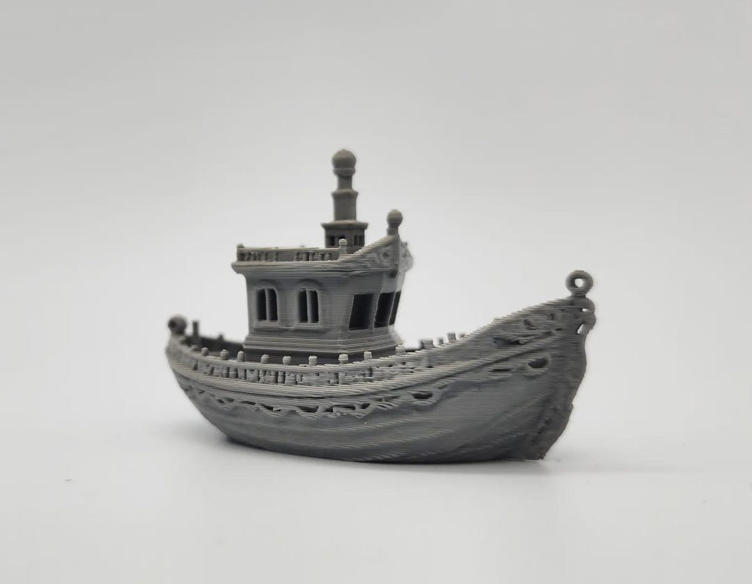 High Detail Benchmark Boat Model STL 3D Print Files - Etsy
