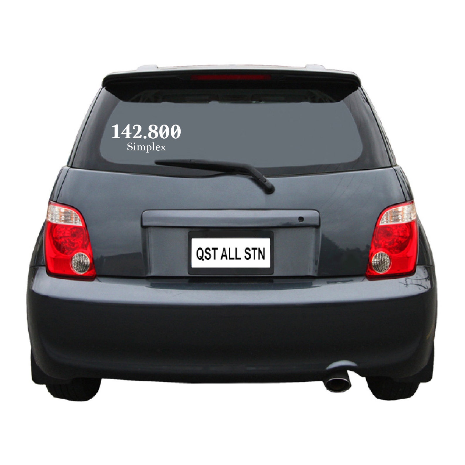 Custom Ham Radio Monitoring Frequency Car Vinyl Decal Sticker - Etsy