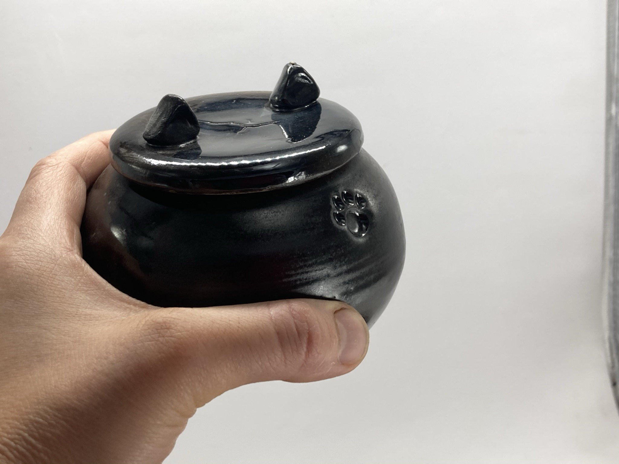 Black Cat Urn Cat Urn Pottery Cat Urn Ceramic Cat Urn - Etsy