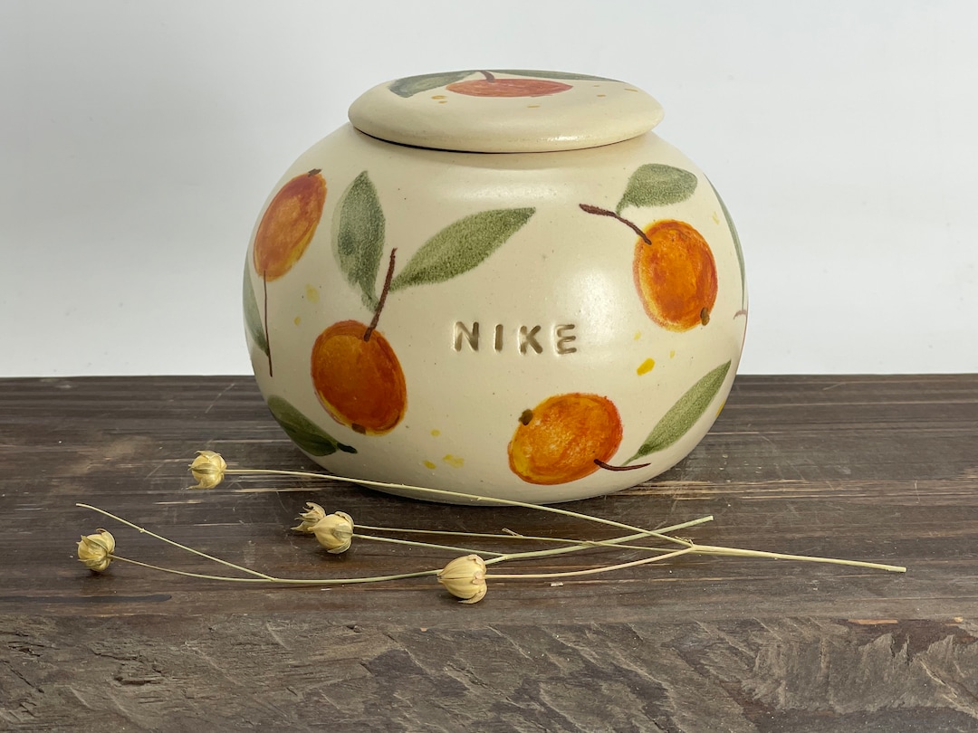 Clementine Cat Urn, Mandarin Urn, Tango, Apple Creamation Urn, Pottery ...
