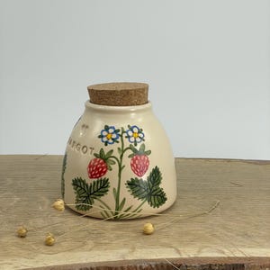 Strawberries, Pet Urn, Cat Urn, Pottery Urn for Animals, Floral - Etsy