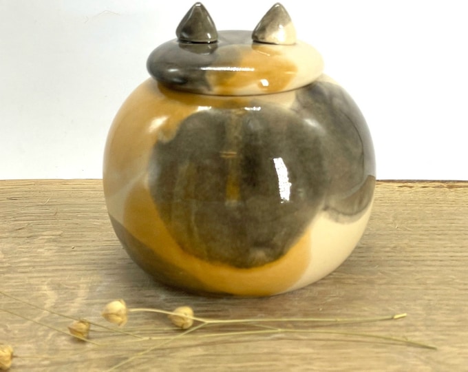Basst Cat Urn Calico - Etsy