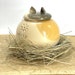 Calico Cat Urn, Spots Cat Urn, Ceramic Urn for Ashes, Pottery Urn for ...