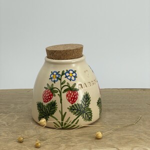 Strawberries, Pet Urn, Cat Urn, Pottery Urn for Animals, Floral - Etsy