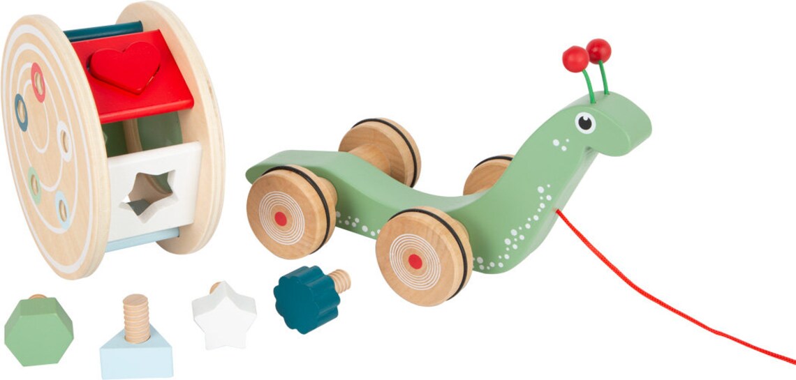 Personalised Wooden Toy Pull Along Toy Snail Toy Toddler - Etsy UK