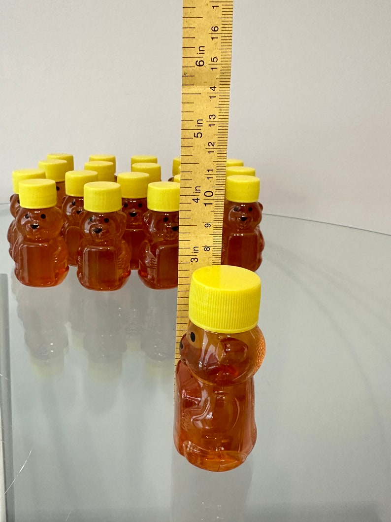 2oz Mini Honey Bear: Fresh Local Organic Raw Honey - Etsy