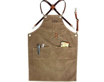 Canvas apron | Etsy