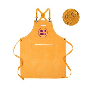 Utility Water Resistant Canvas Nail Tech Apron, Professional Florist ...