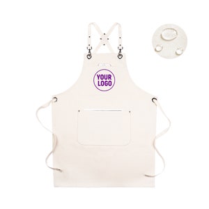 Utility Water Resistant Canvas Nail Tech Apron, Professional Florist ...