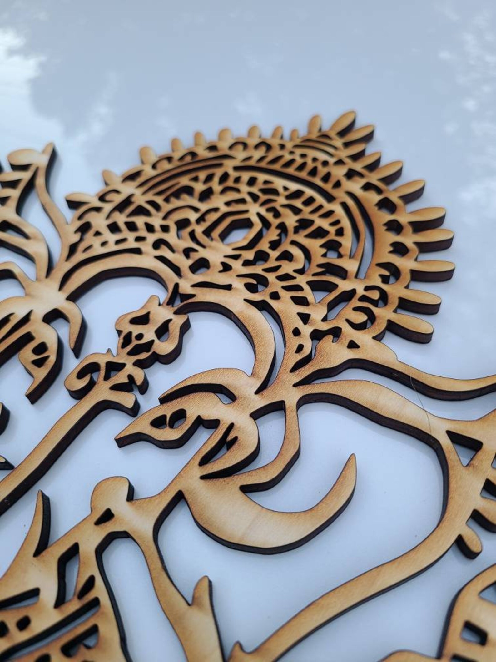 Ganesha Wall Hanging. Hindu Wall Art. Laser Cut. Hindu God. | Etsy UK