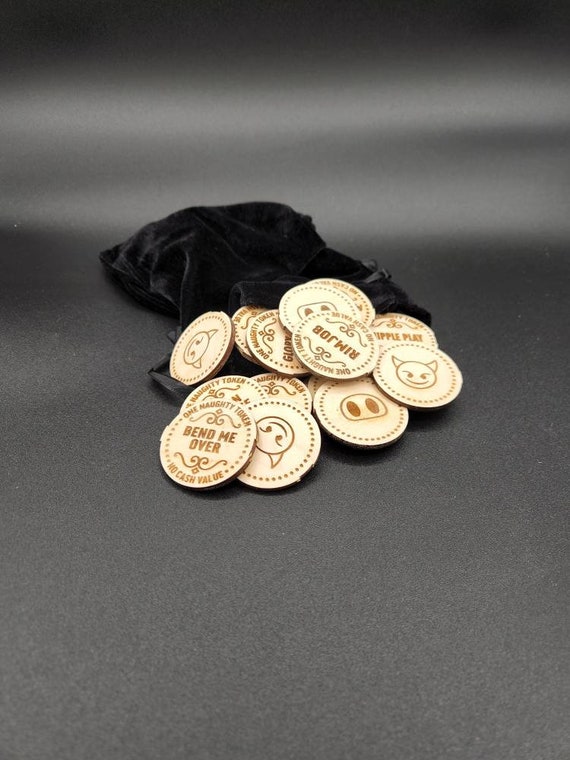 Naughty Adult Gay Sex Tokens With Velvet Carry Bag - Etsy