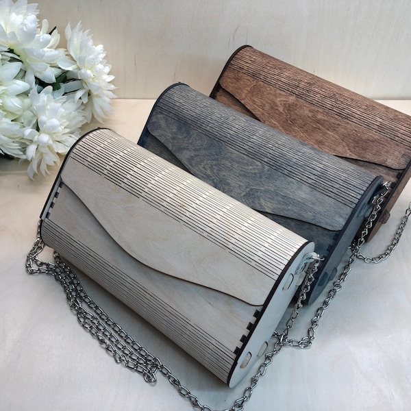 Wood Clutch - Etsy