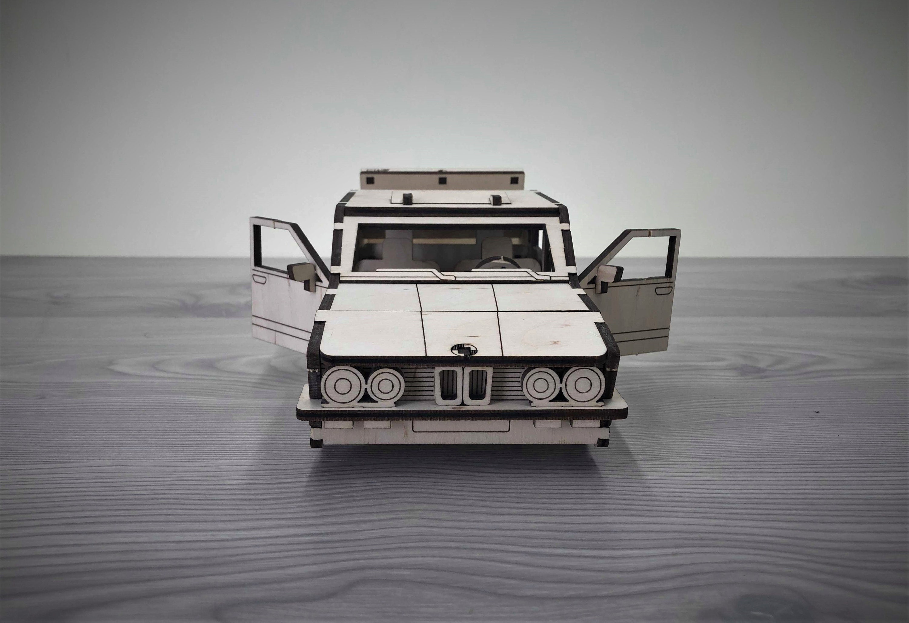 Wooden 3D BMW Construction Kit BMW E28 M5wood Puzzle3d - Etsy