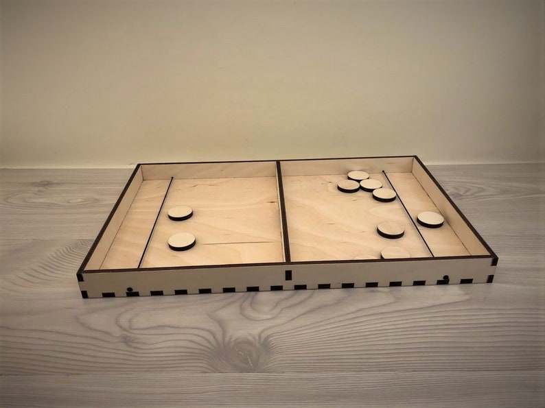 Puck Battle Gamepuck Board Gamefast Sling Puck Gamefamily - Etsy