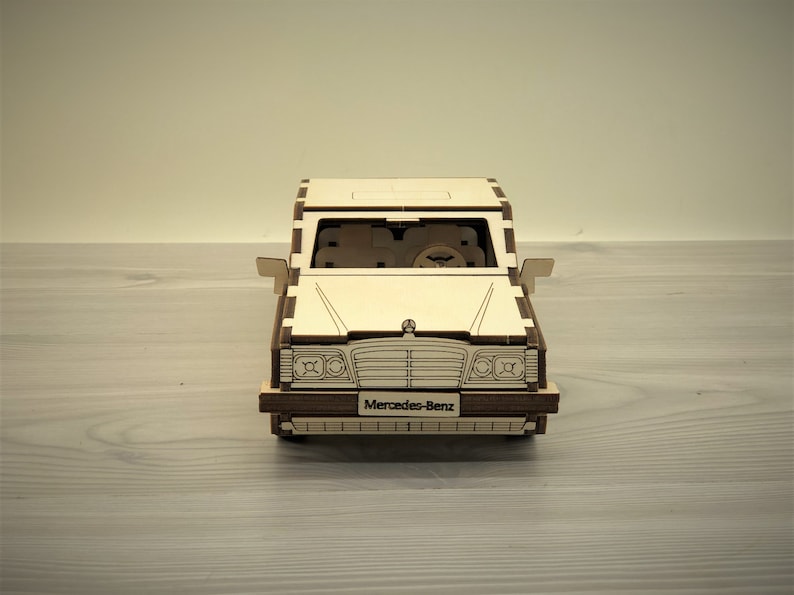 Wooden 3D Puzzle Mercedes Benz Construction Kit Wood | Etsy