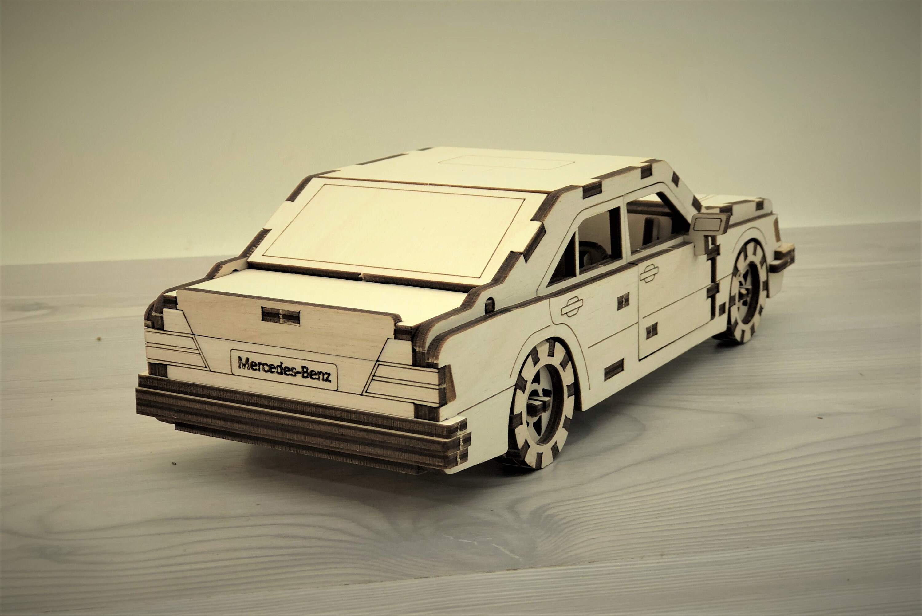 Wooden 3D Puzzle Mercedes Benz Construction Kit Wood - Etsy UK