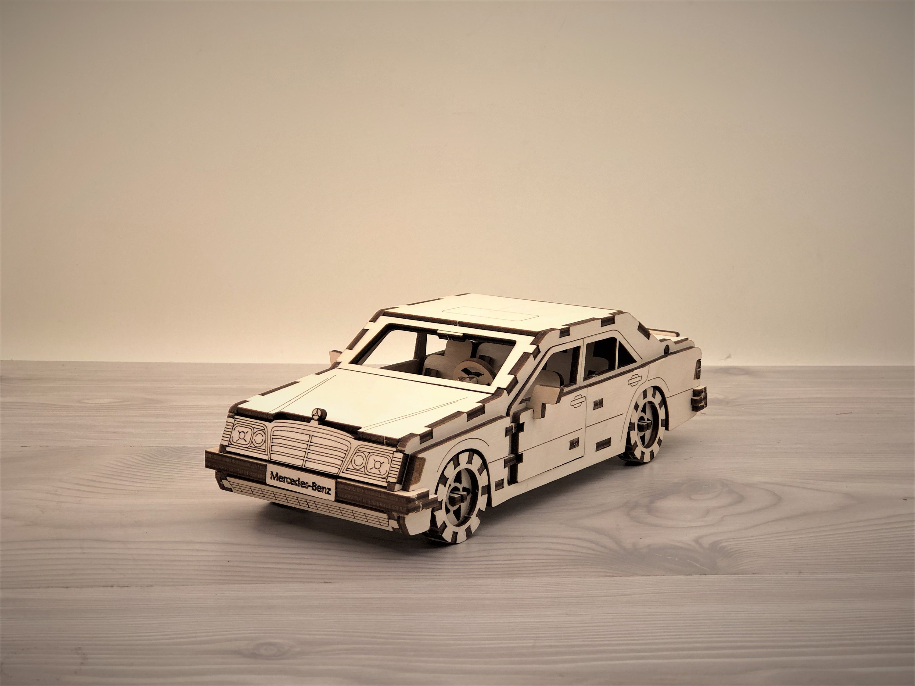 Wooden 3D Puzzle Mercedes Benz Construction Kit Wood - Etsy UK