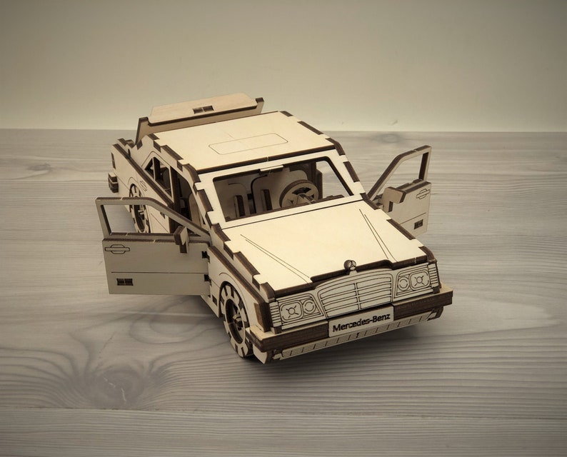 Wooden 3D Puzzle, Mercedes Benz Construction Kit, Wood Puzzle,3d Puzzle ...