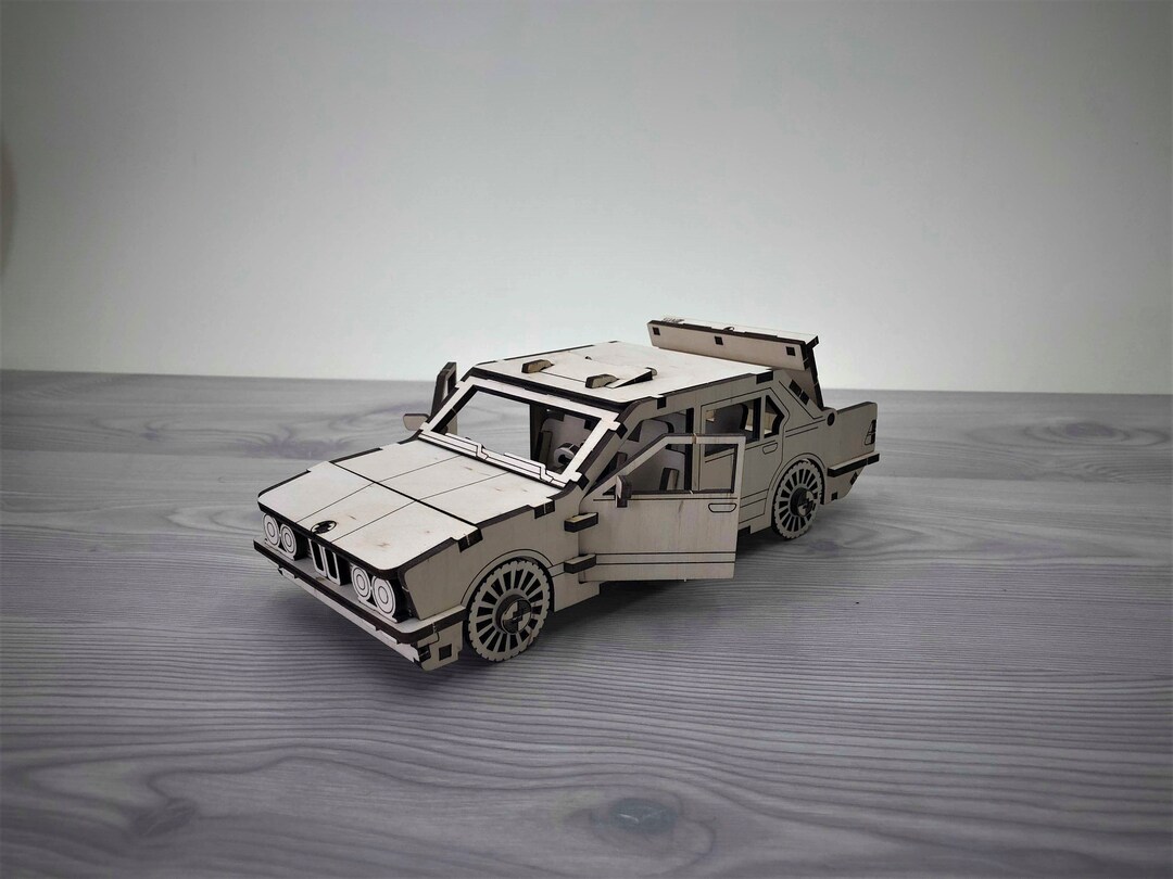Wooden 3D BMW Construction Kit, BMW E28 M5,wood Puzzle,3d Puzzle ...