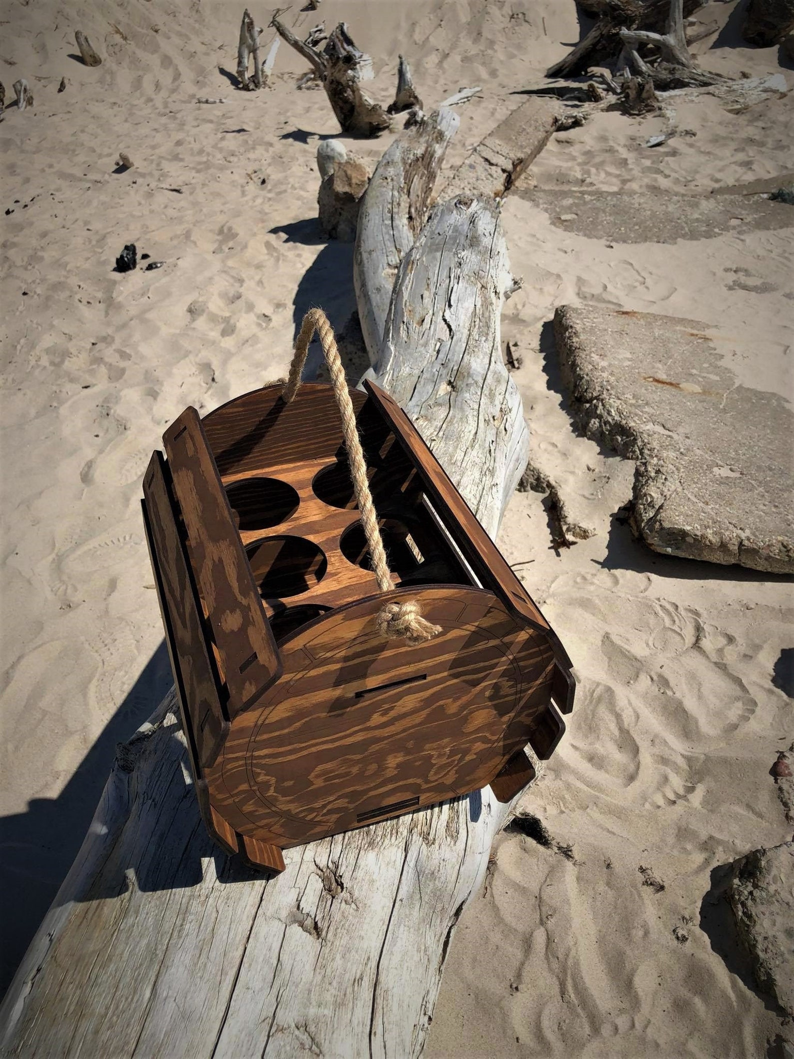 Wood Barrel,beer Box,6 Pack Holder,gift for Man,wooden Six Pack,father ...